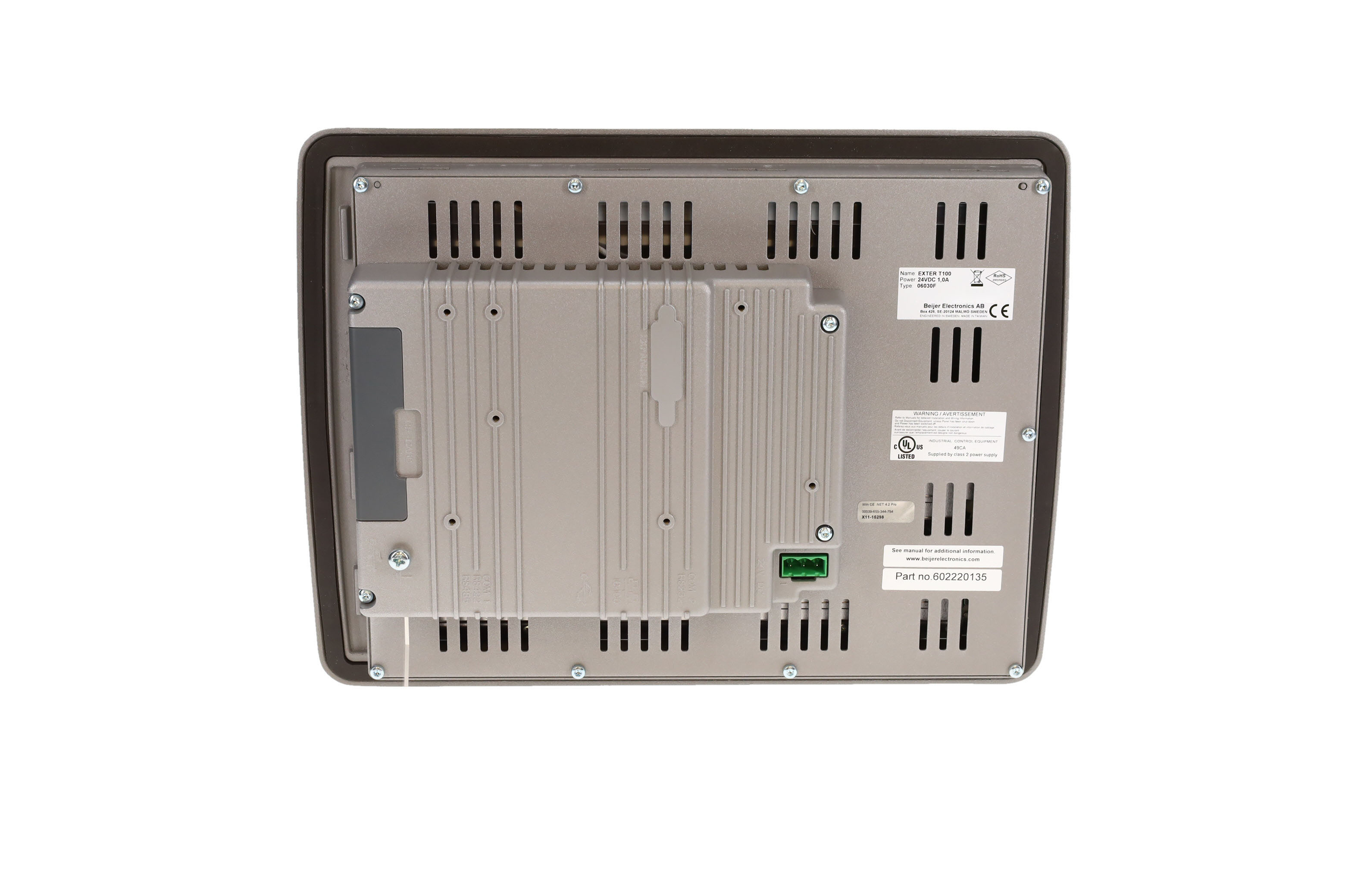 EXTER-T100 Operator Interface by BEIJER ELECTRONICS