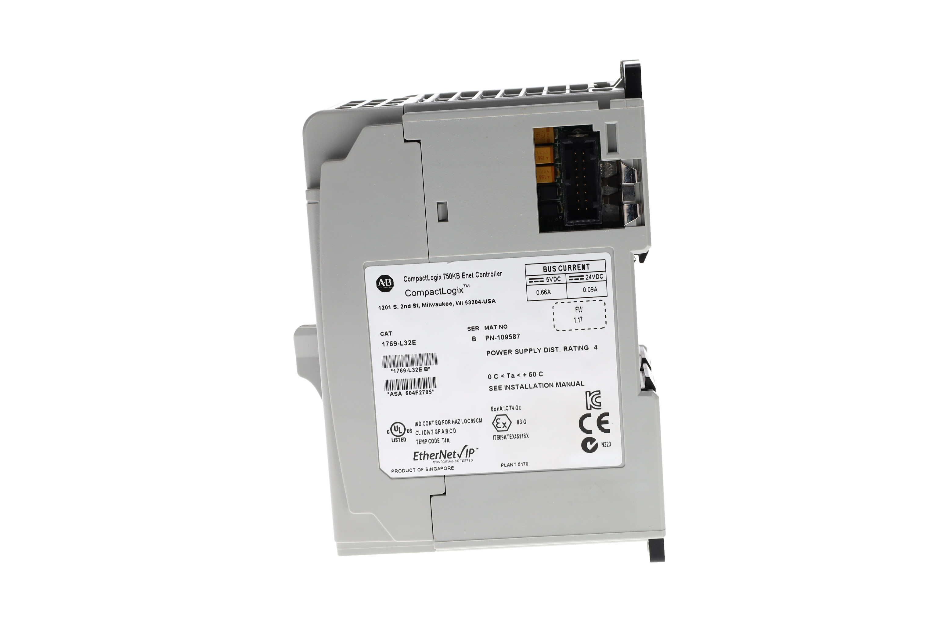 1769-L32E PLC Module/Rack by ALLEN BRADLEY