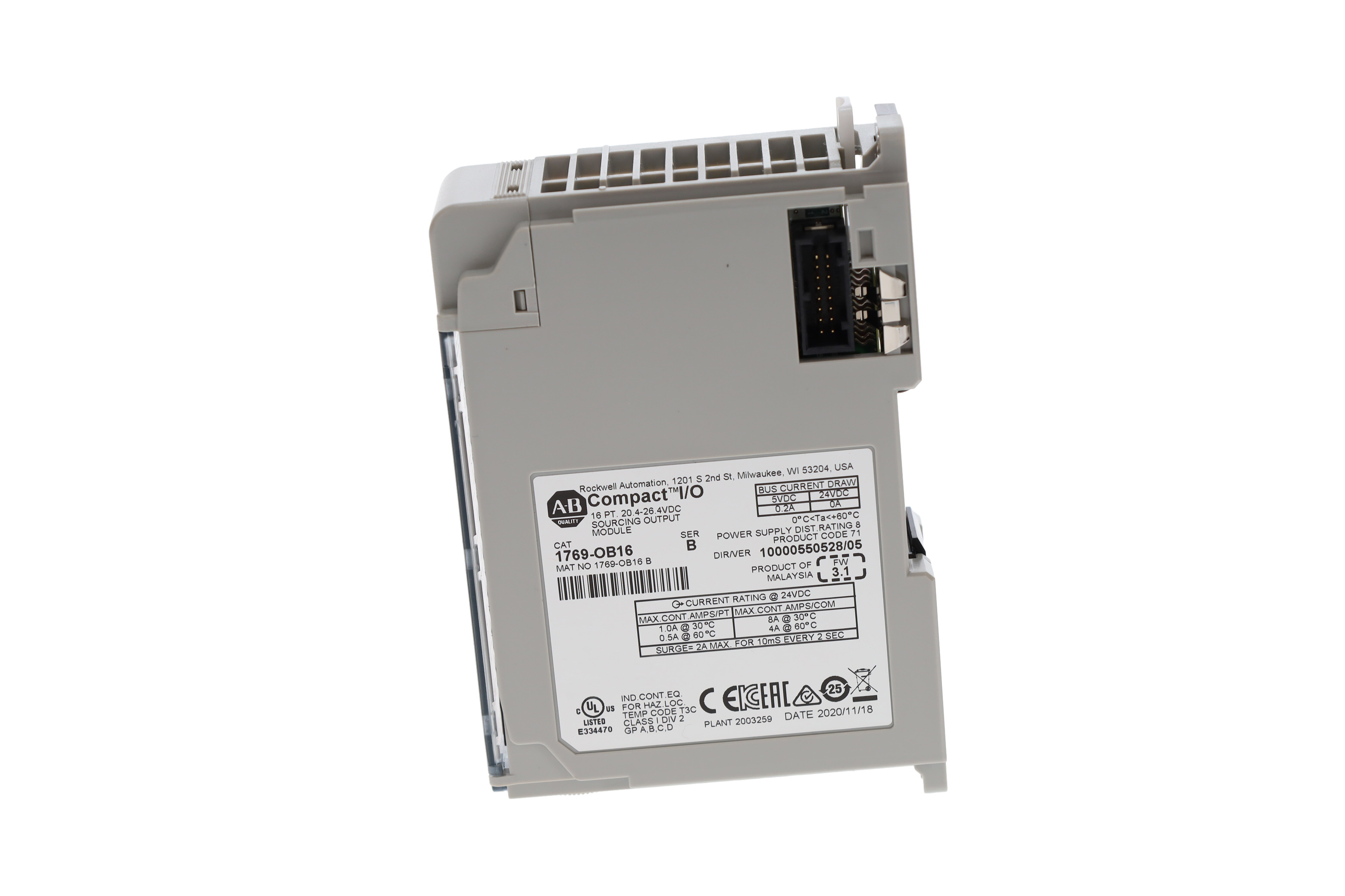 1769-OB16 PLC Module/Rack by ALLEN BRADLEY