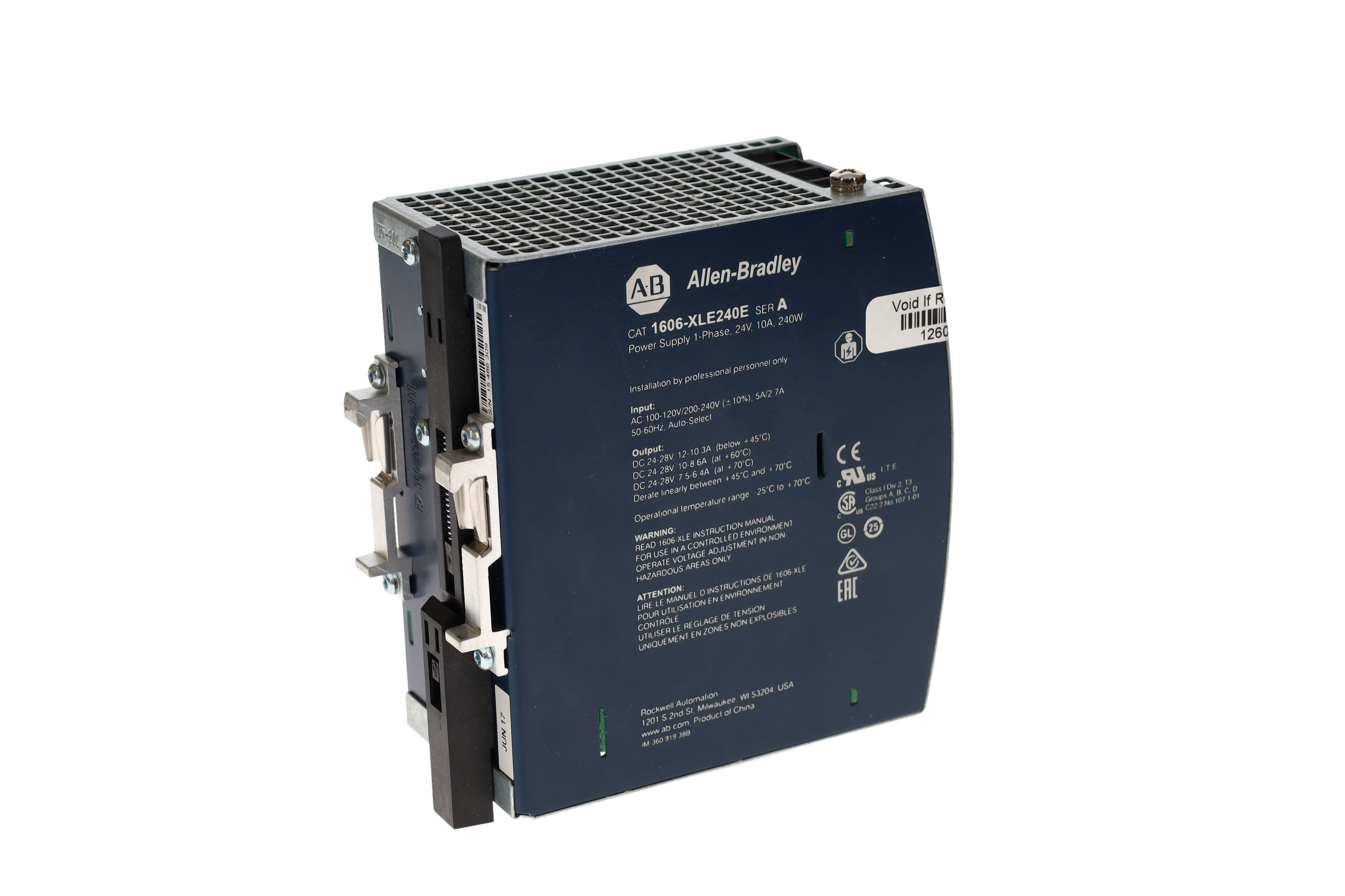 1606-XLE240E Power Supply by ALLEN BRADLEY