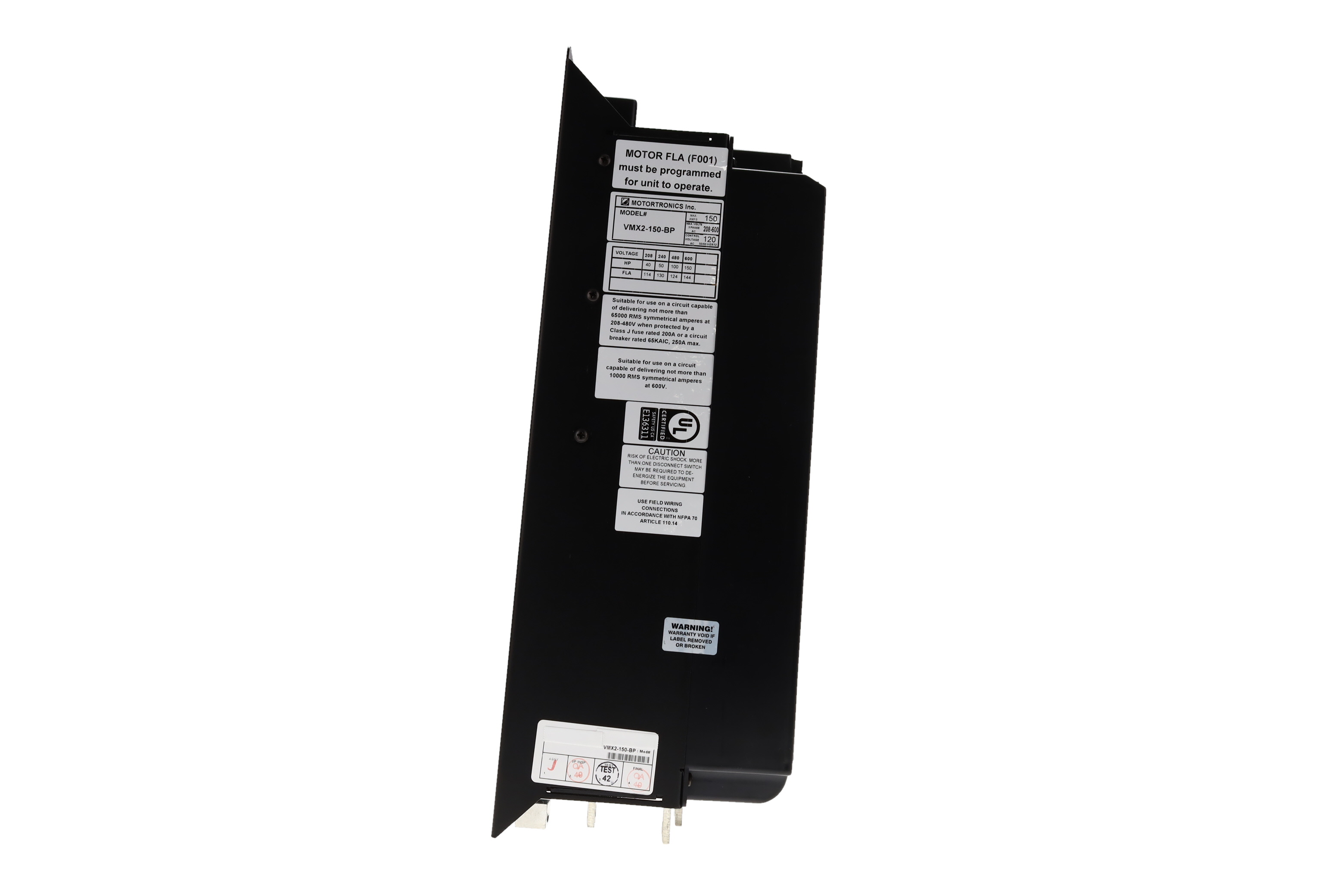 VMX2-150-BP Starter by MOTORTRONICS