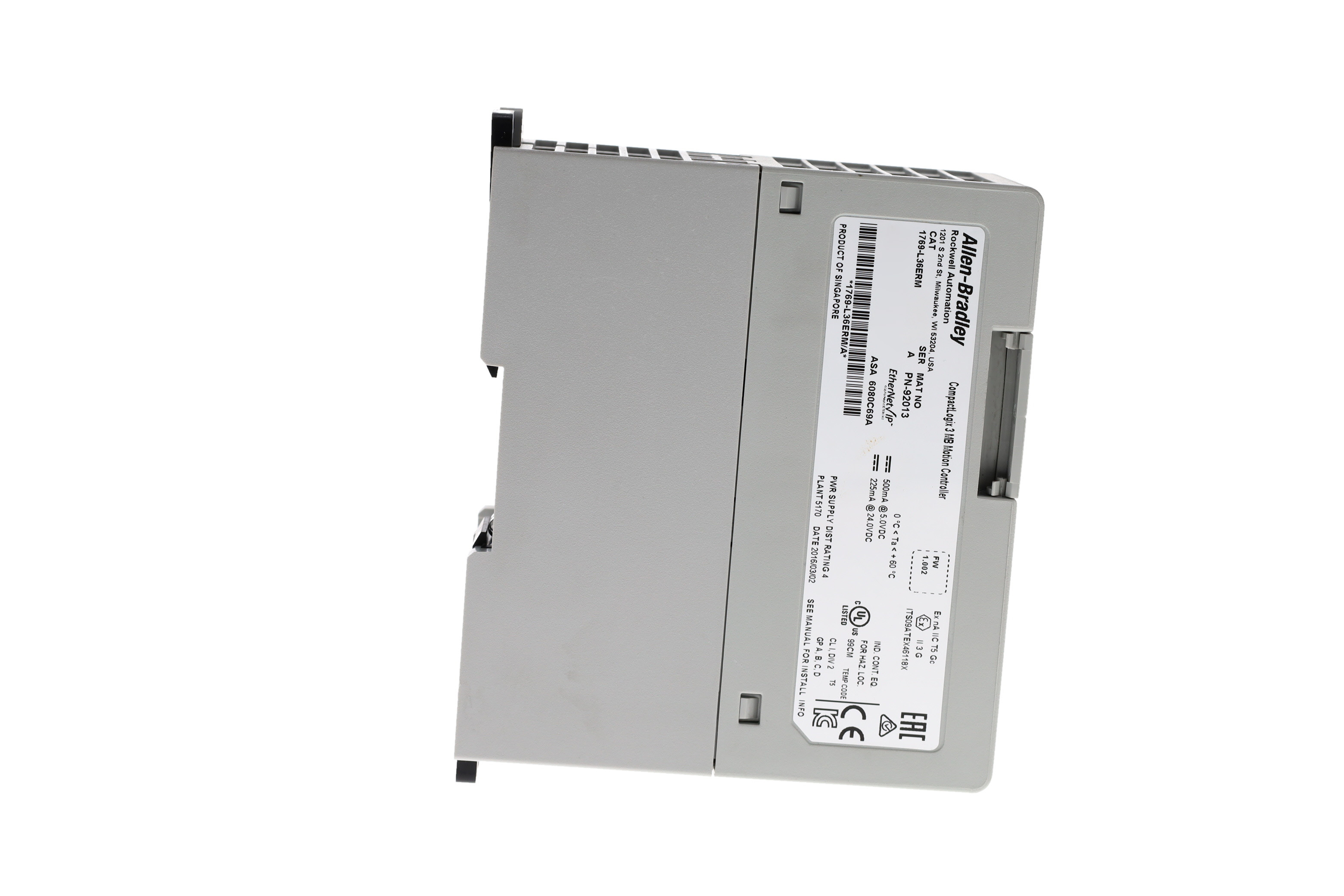 1769-L36ERM Servo Drive/Servo Control by ALLEN BRADLEY