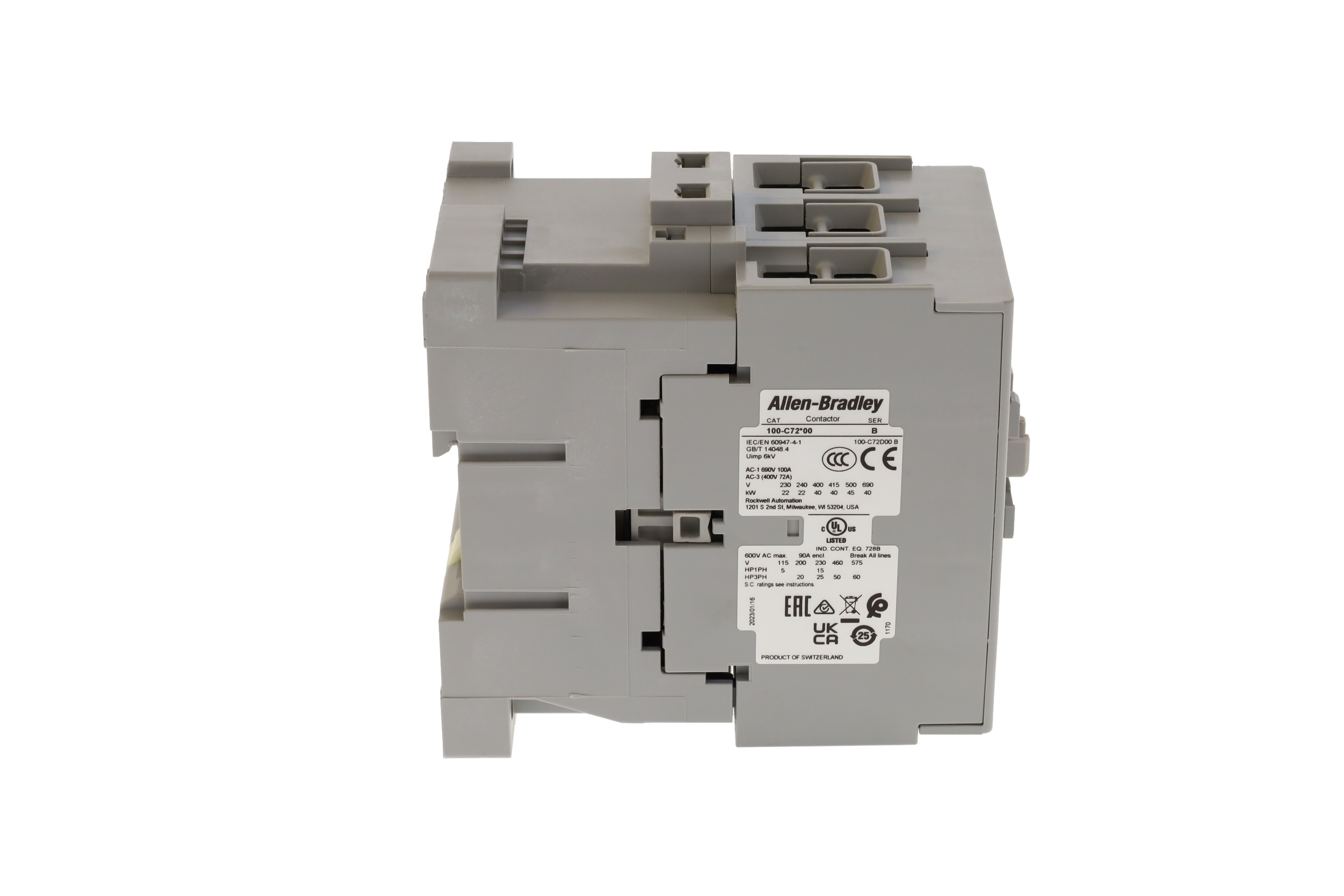 100-C72D00 Contactor by ALLEN BRADLEY
