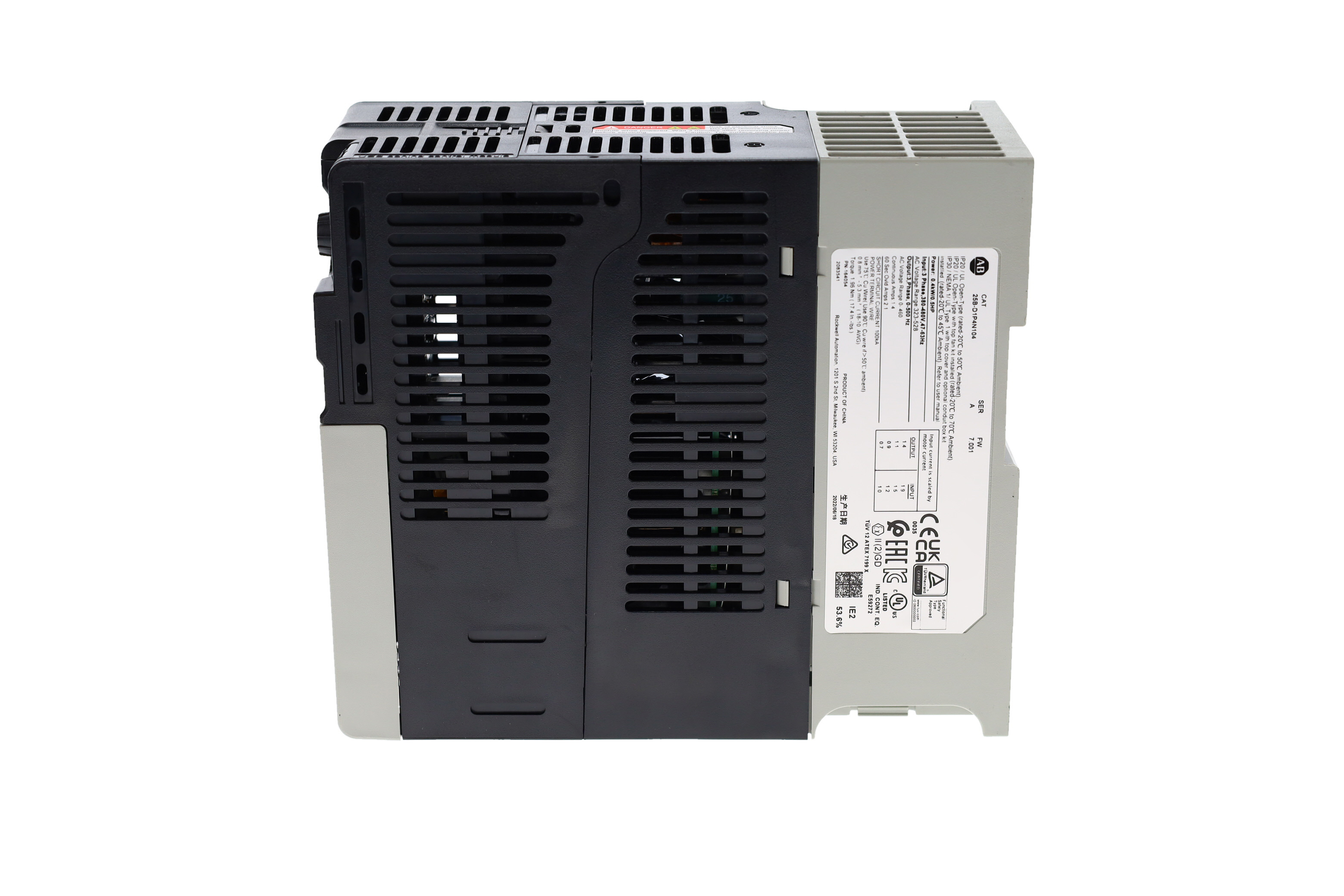 25B-D1P4N104 Drive by ALLEN BRADLEY
