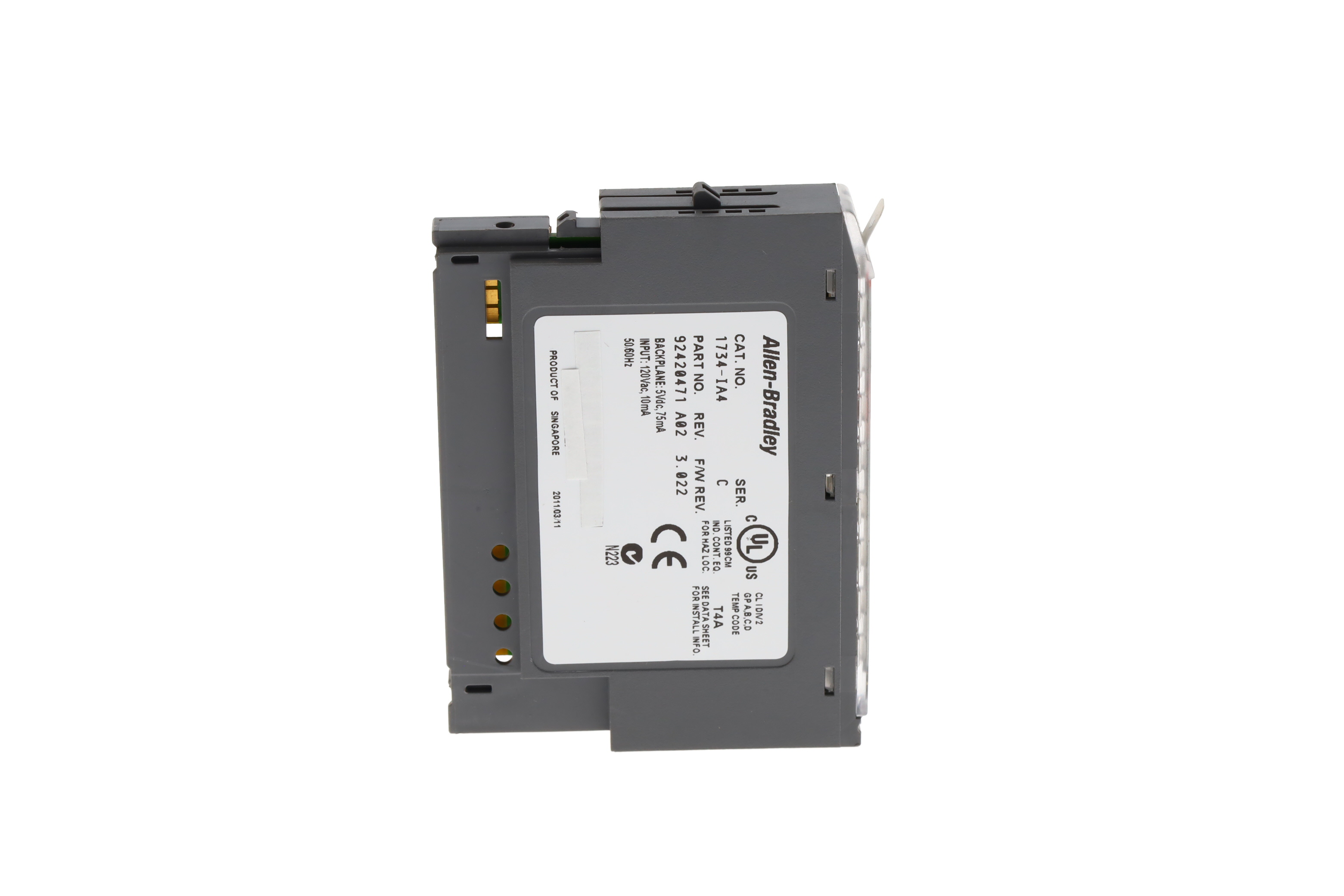 1734-IA4 PLC Module/Rack by ALLEN BRADLEY