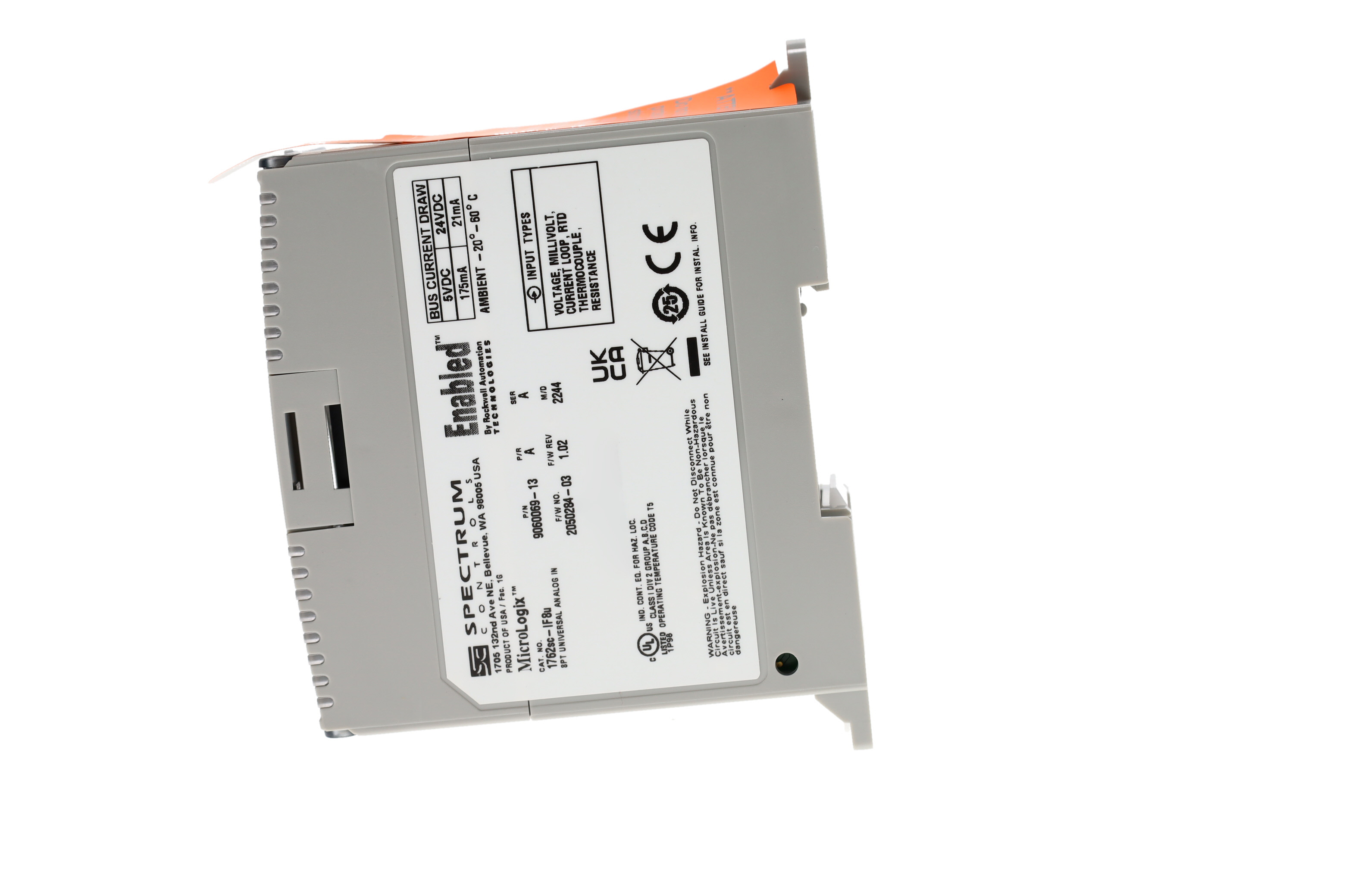 1762SC-IF8U PLC Module/Rack by SPECTRUM CONTROLS