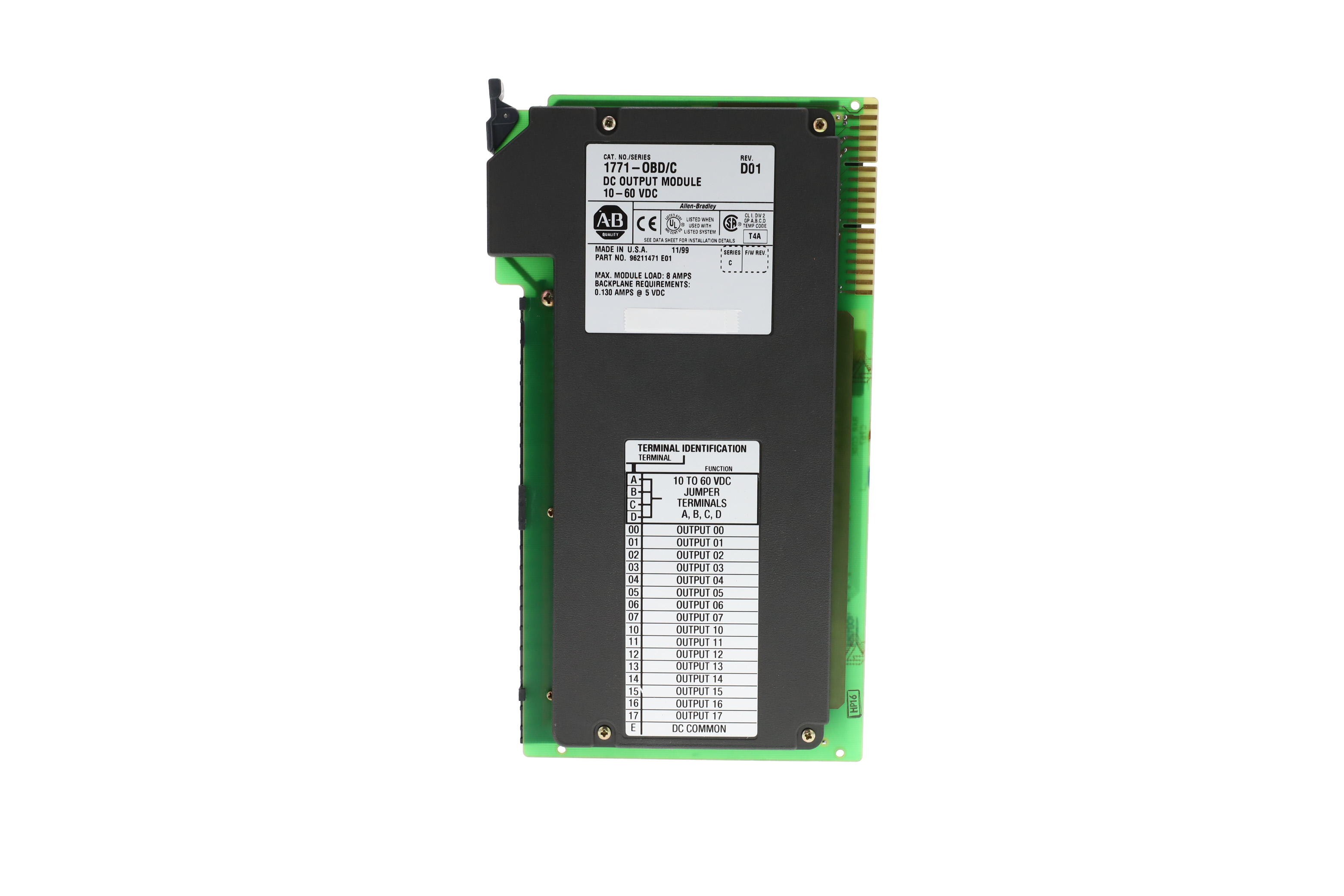 1771-OBD PLC Module/Rack by ALLEN BRADLEY