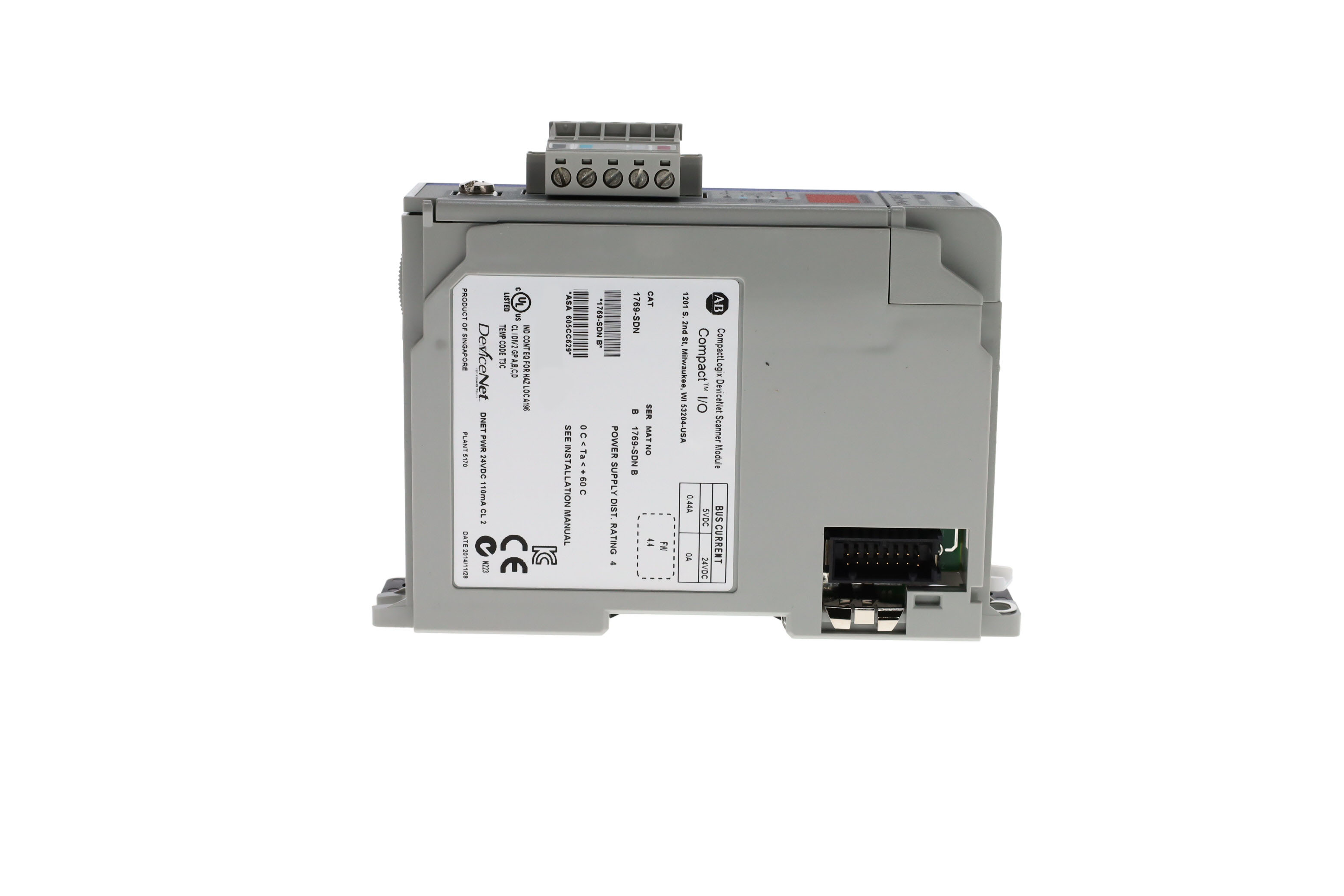 1769-SDN PLC Module/Rack by ALLEN BRADLEY