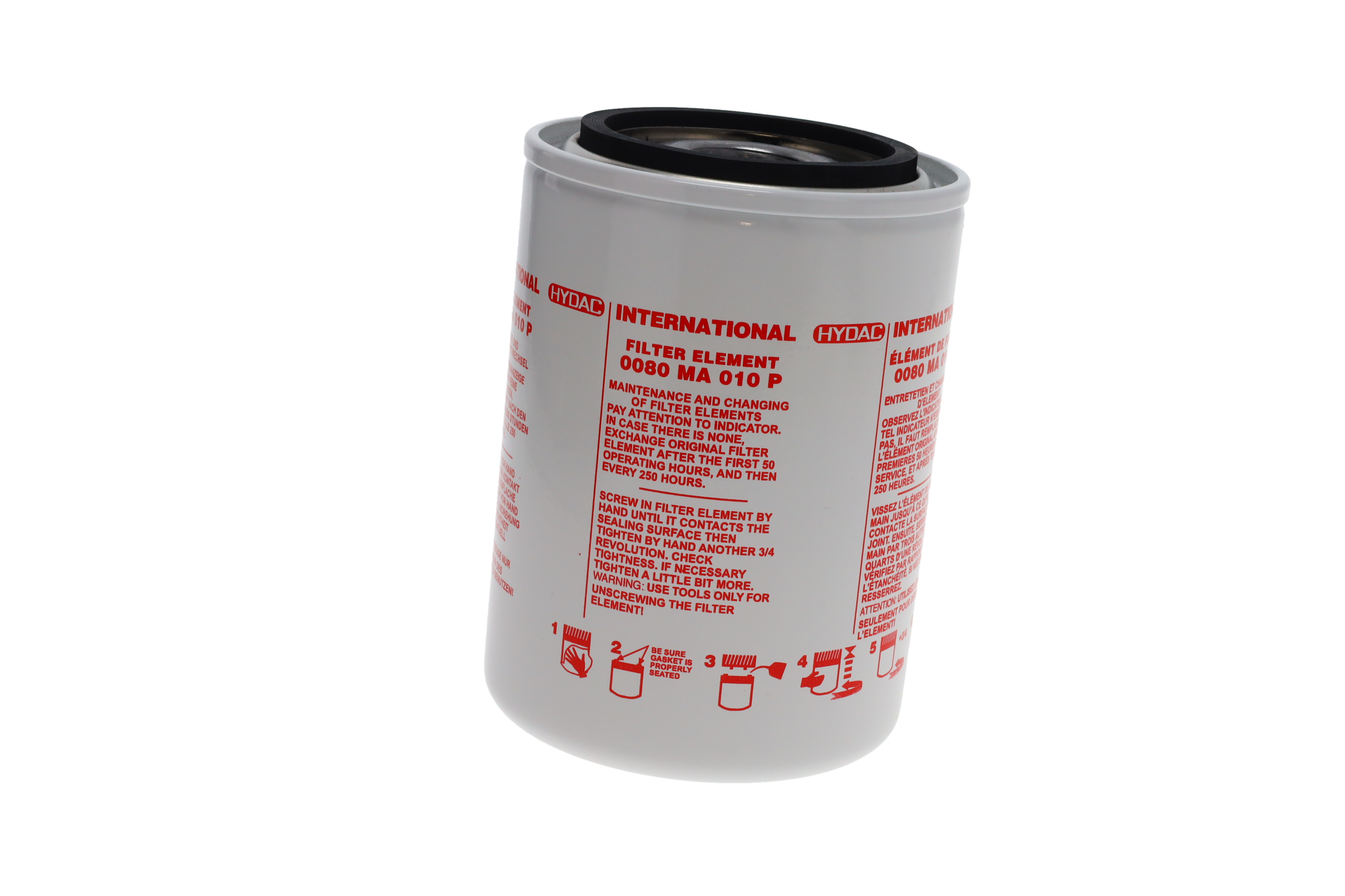 0080MA010P Hydraulic Filter & Assembly & Components & Kit by HYDAC