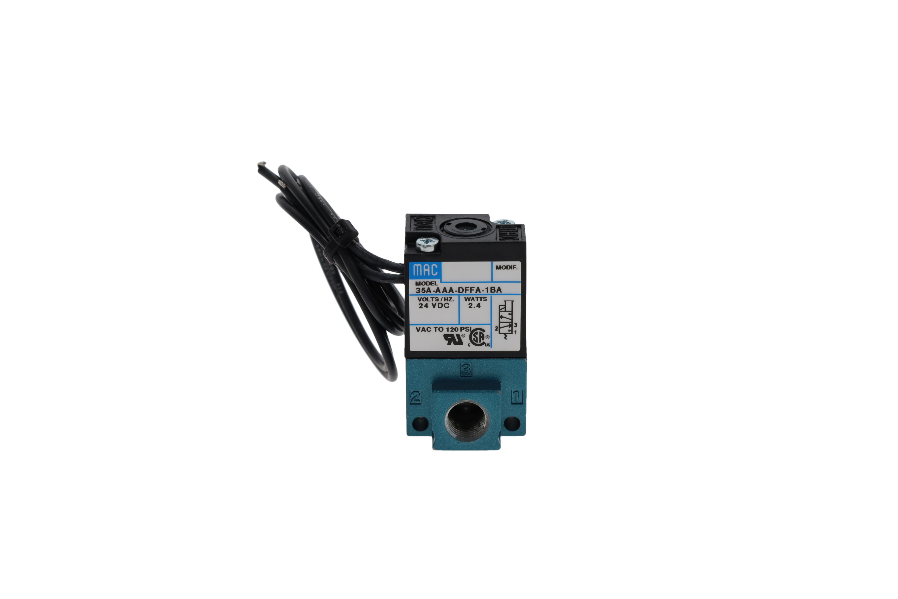 35A-AAA-DFFA-1BA Solenoid Valve by MAC VALVES INC
