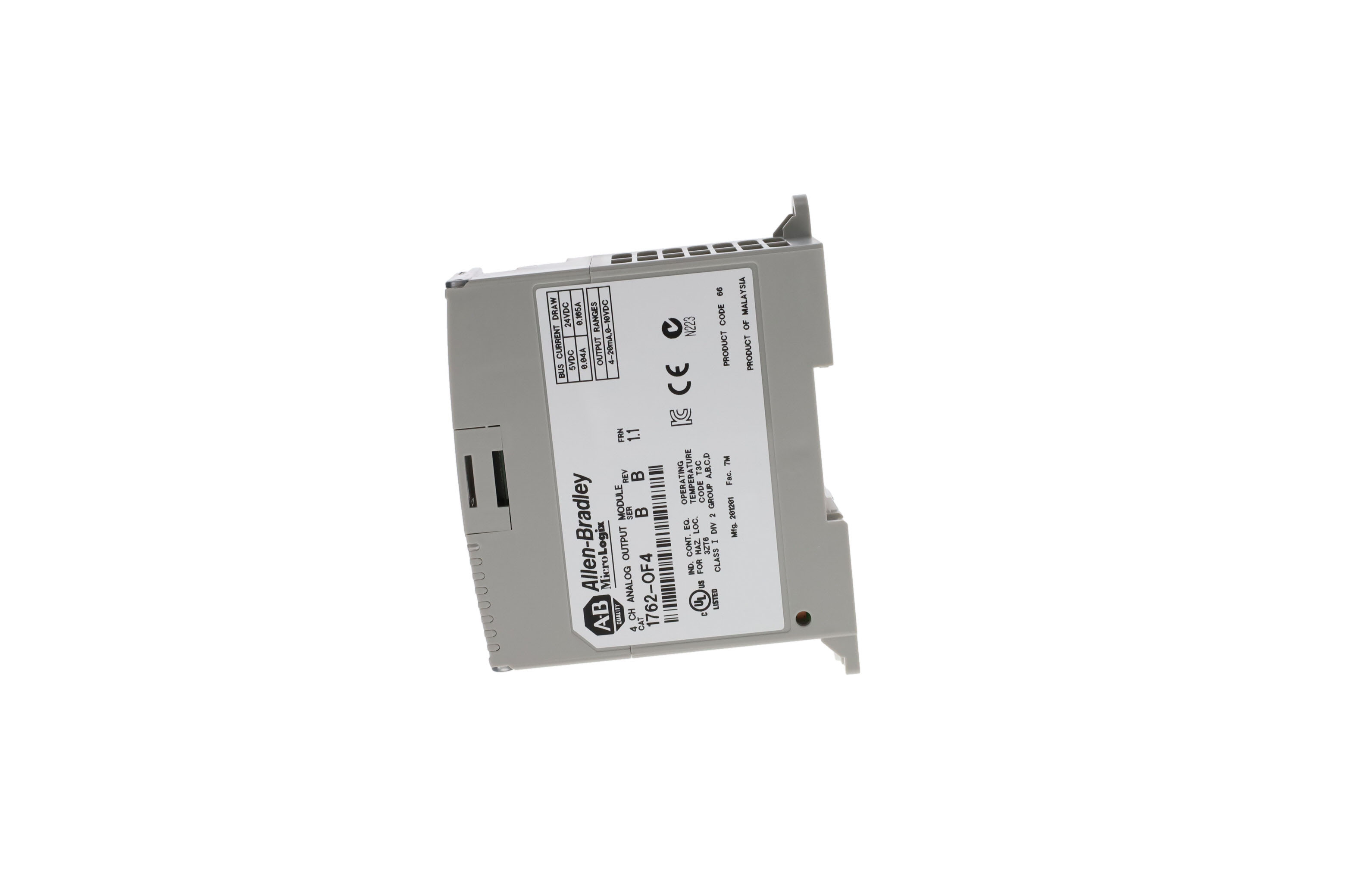 1762-OF4 PLC Module/Rack by ALLEN BRADLEY