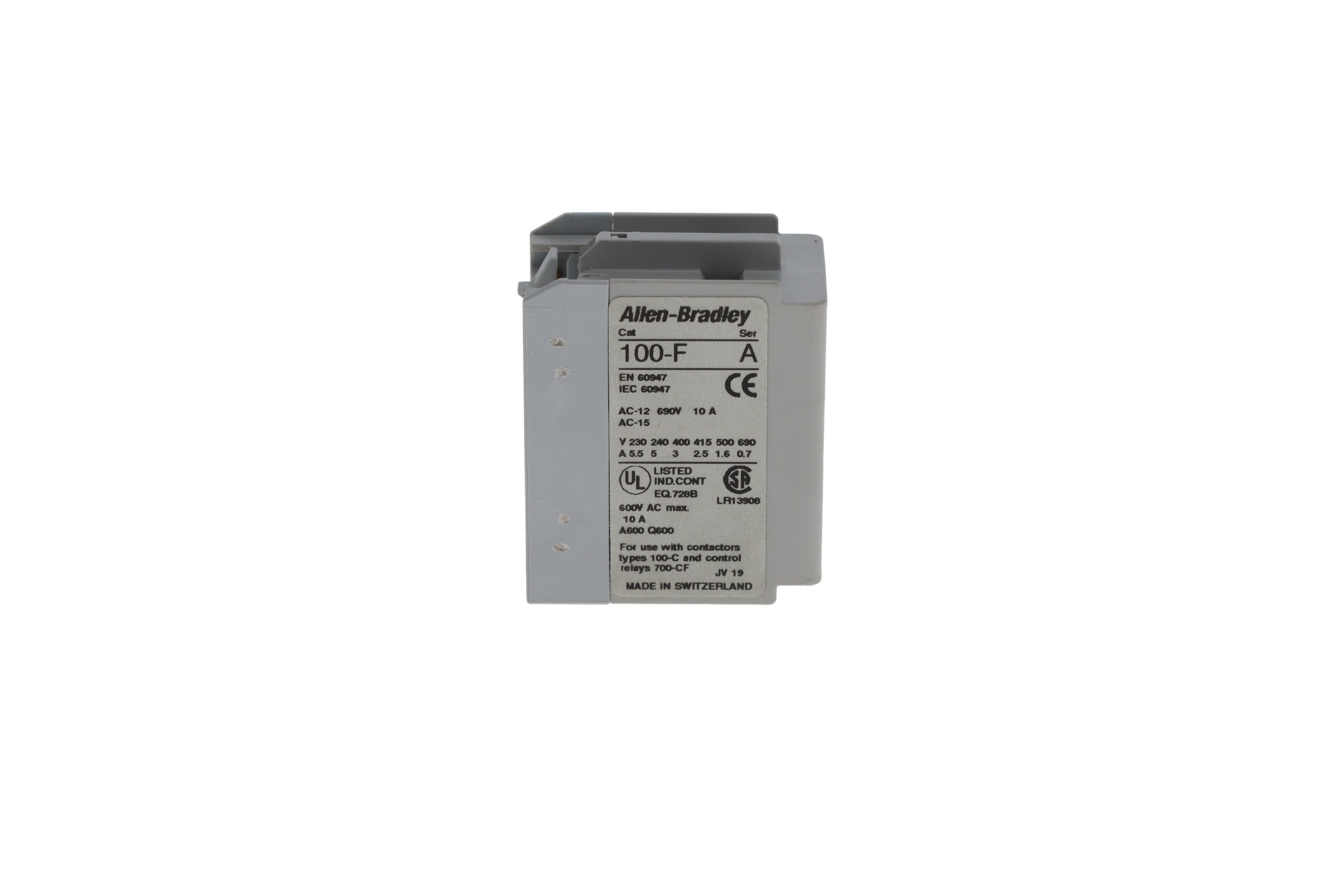 100-FA11 Auxiliary Contact by ALLEN BRADLEY