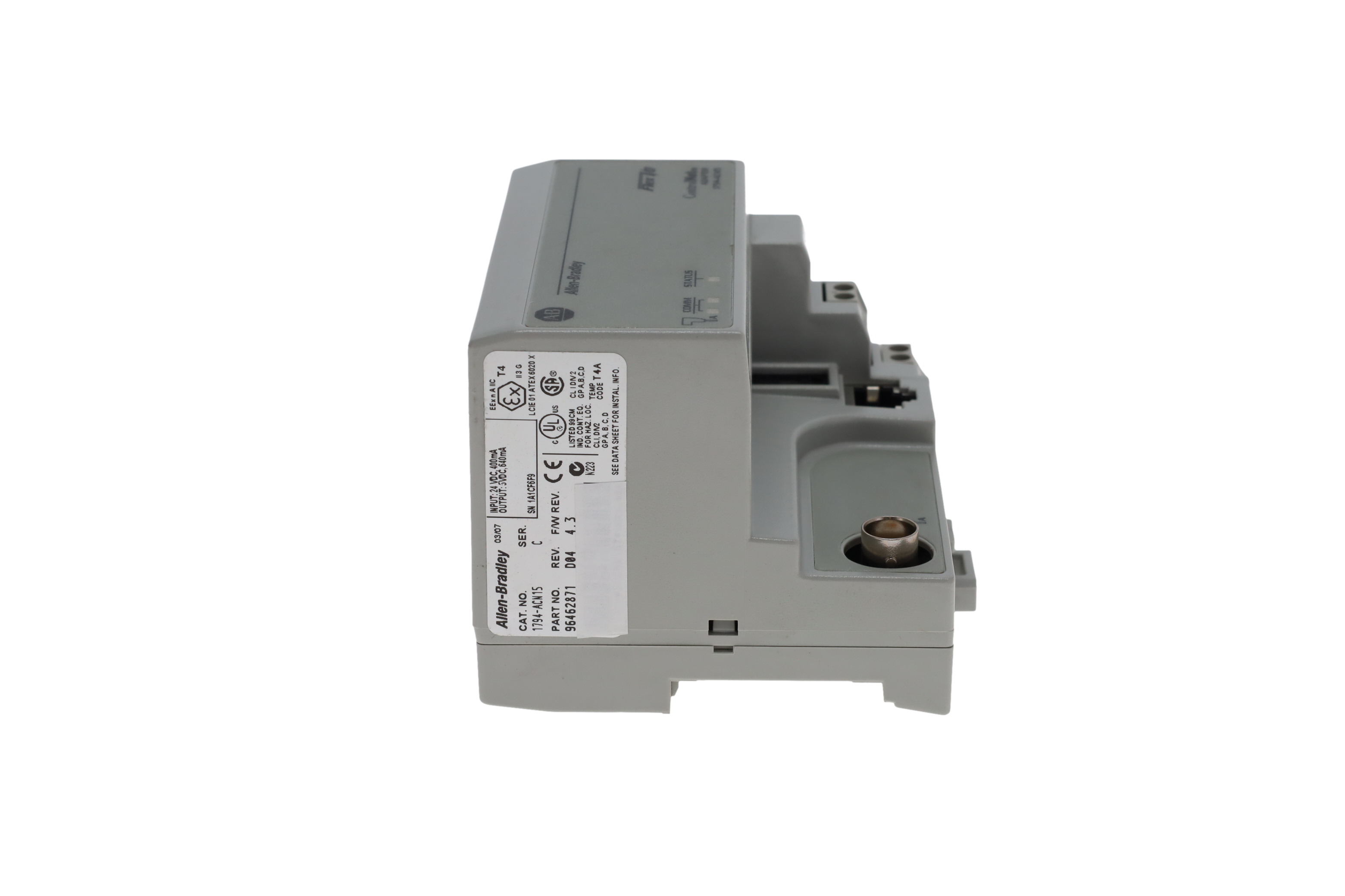 1794-ACN15 PLC Module/Rack by ALLEN BRADLEY