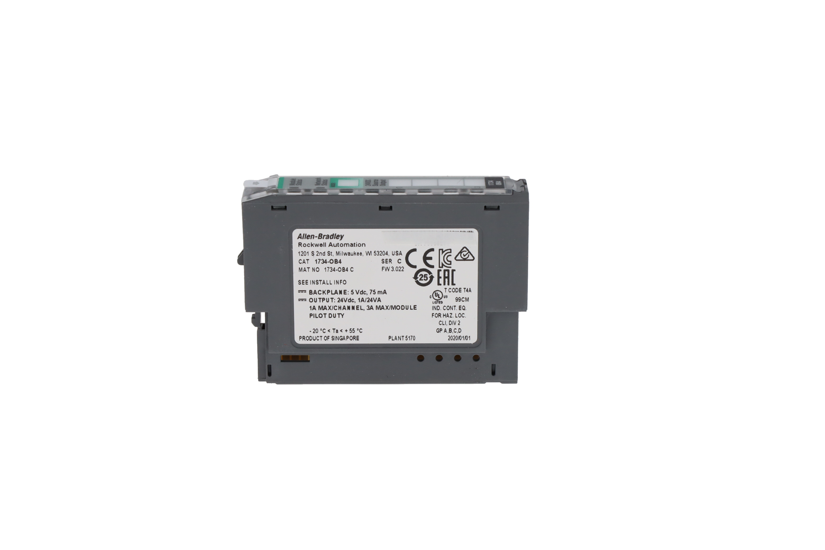 1734-OB4 PLC Module/Rack by ALLEN BRADLEY