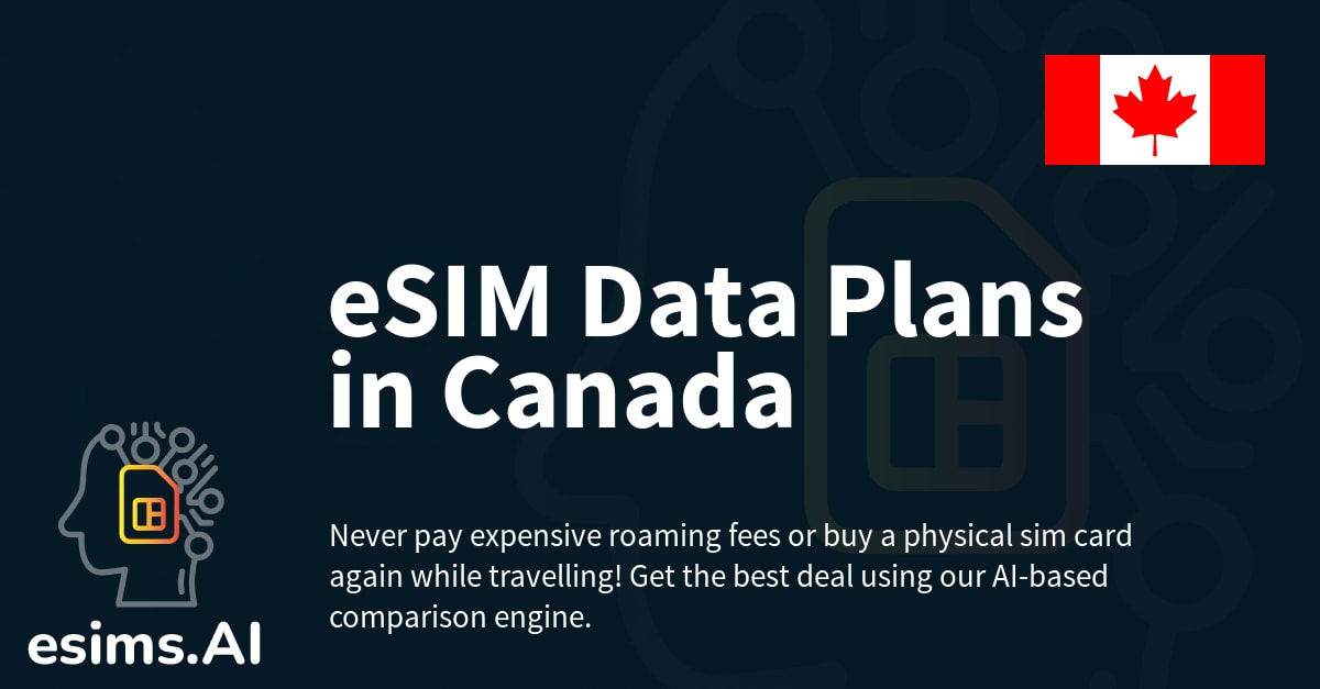 eSIM Data Plans for Canada | esims.AI