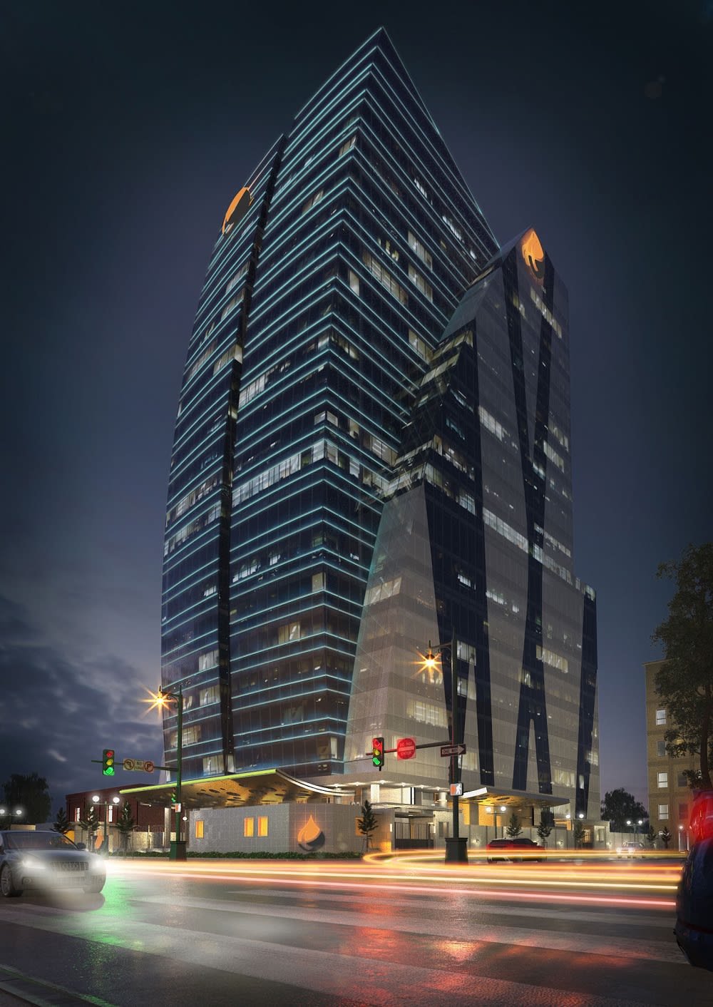 Development: Famfa Oil Tower, Corner of Alfred Rewane (Kingsway) Road ...