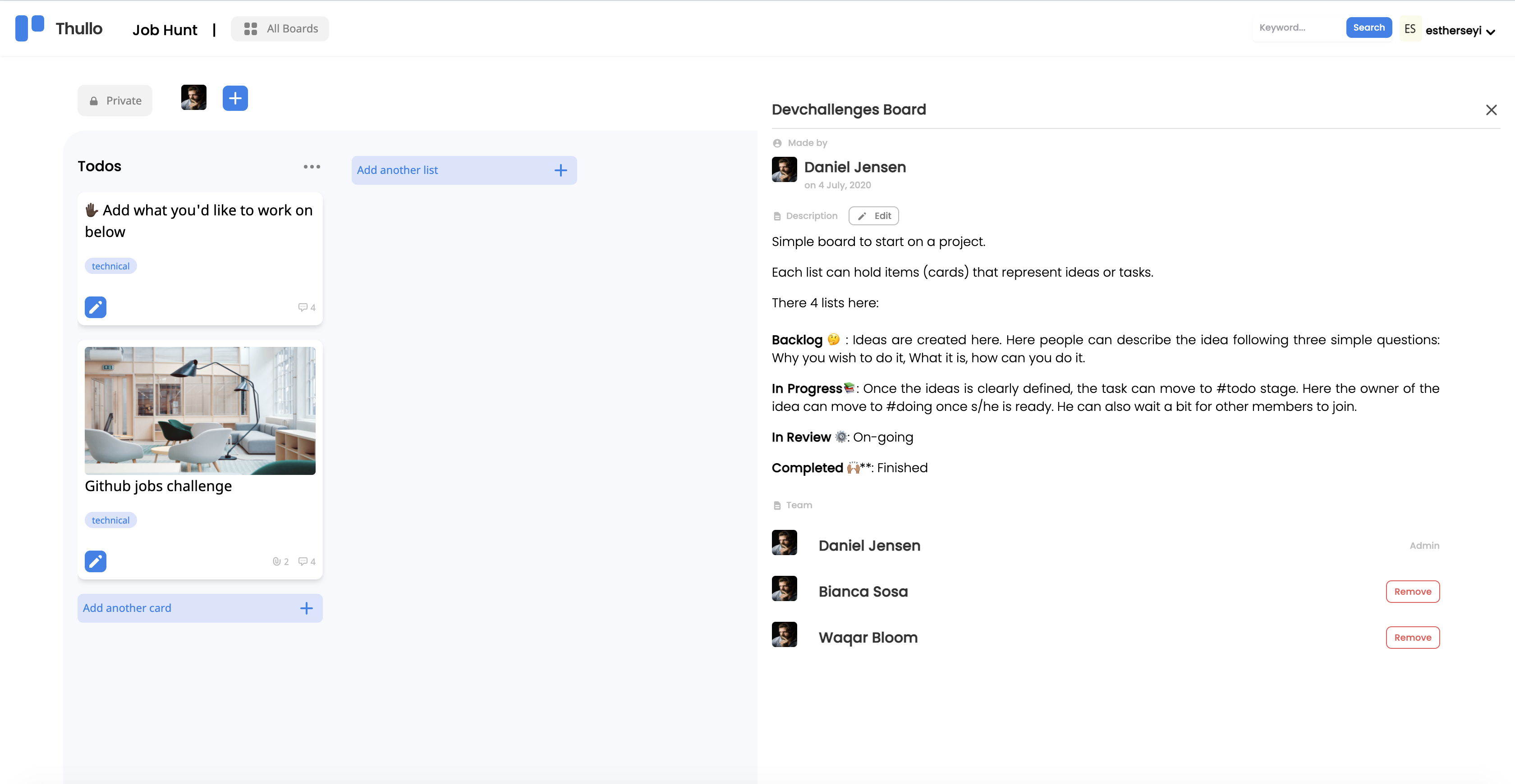 GitHub - EstherSeyi/thullo-frontend