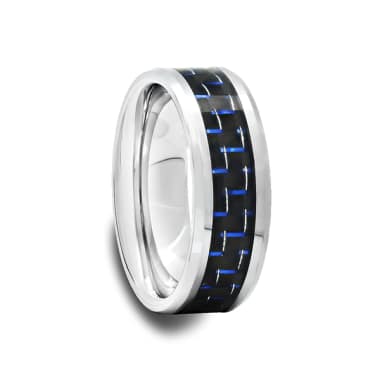 Tungsten Carbon Fiber Wedding Bands | Eternal Tungsten