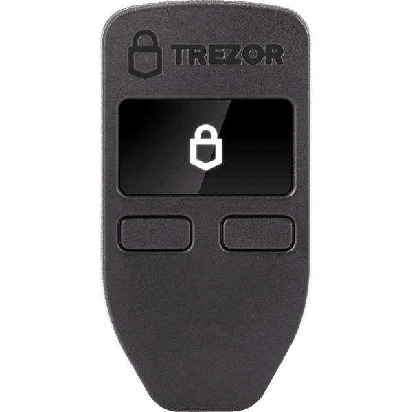 Trezor Model One Black - Bitcoin crypto wallet - Etherbit India