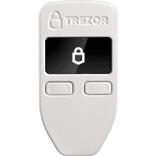 Trezor Model One White - Bitcoin crypto wallet - Etherbit India