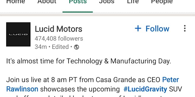 Lucid Group Inc Stock Price ($LCID), Quote & News | eToro