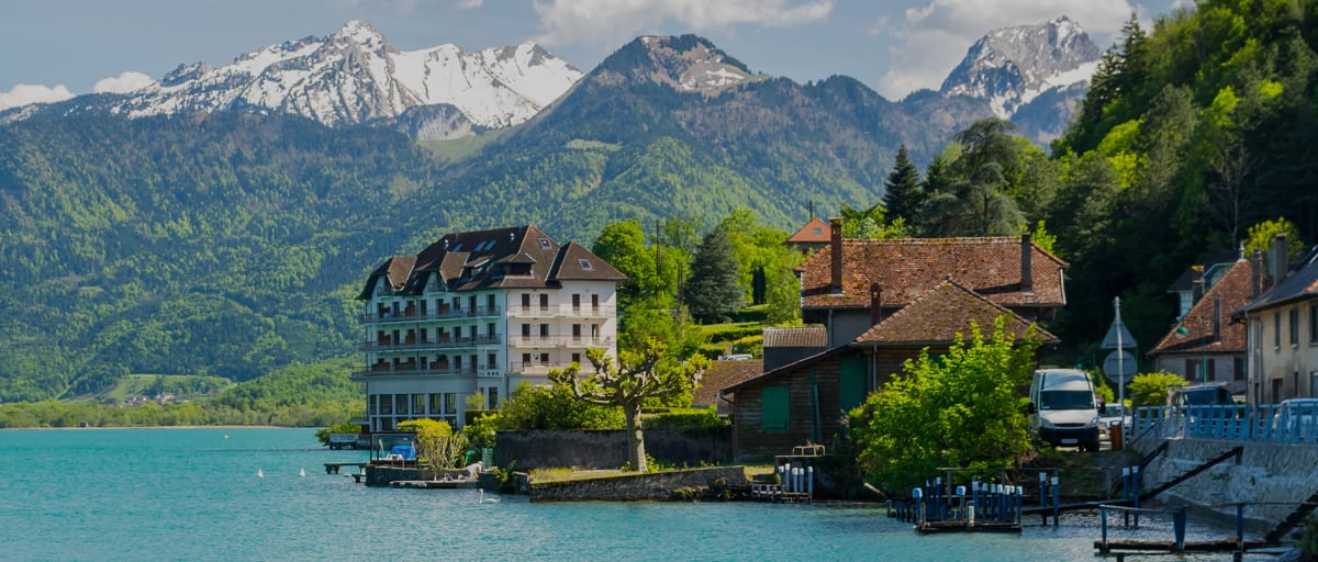 Camping in the French Alps