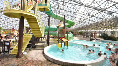 Alternatively, head to the lake for a spot of outdoor swimming ...