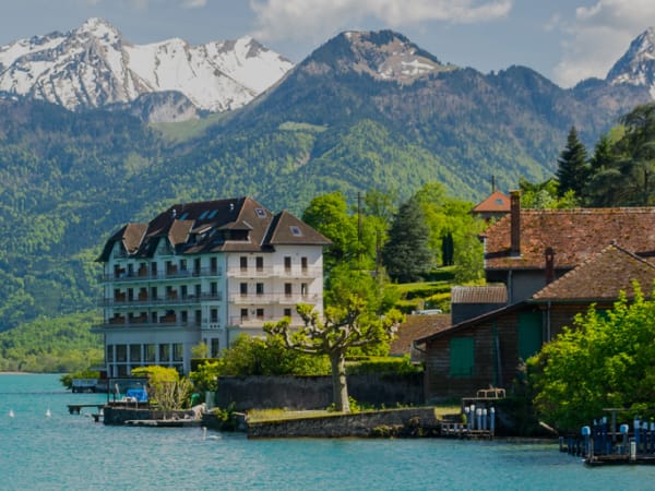 Camping in the French Alps