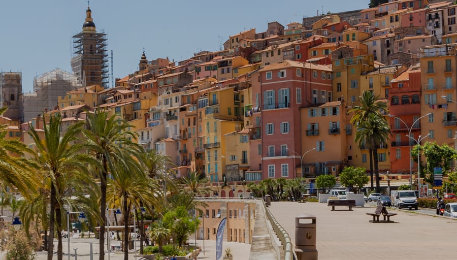 Camping ved den franske riviera