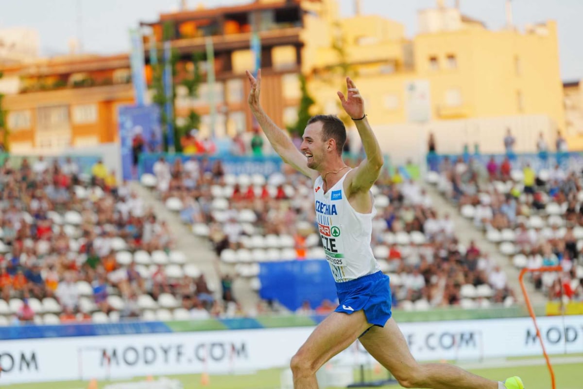 Czechia's Stefela wins high jump with the highest mark outdoors in 2025