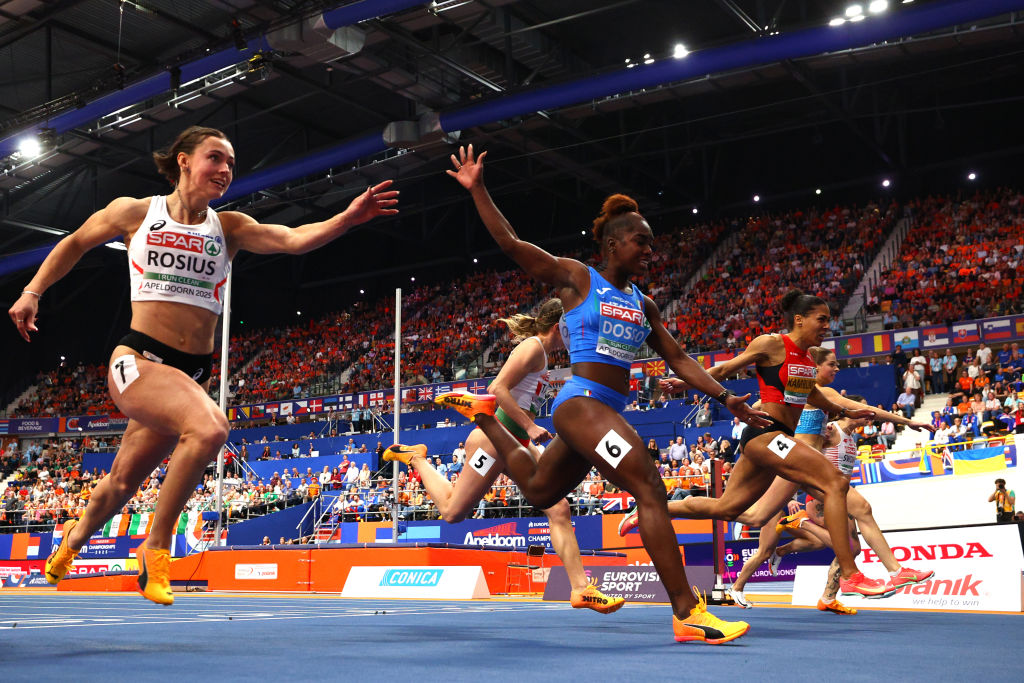 Dosso wins first 60m title as Mahuchikh lands high jump hat-trick