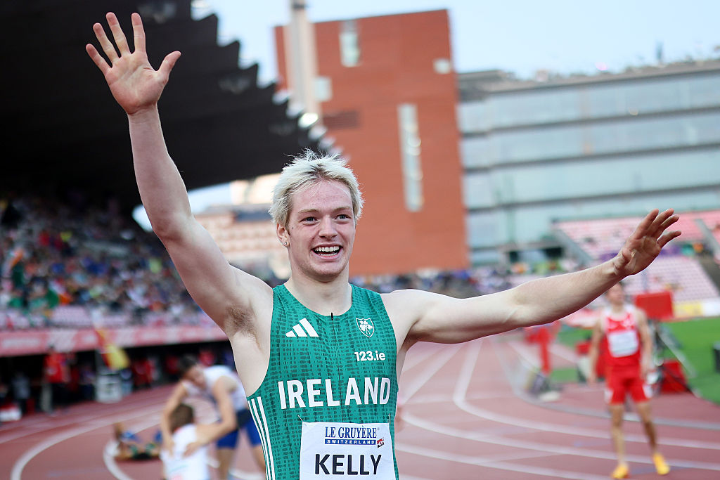 Kelly wins first Irish gold in men's 400m in Tampere