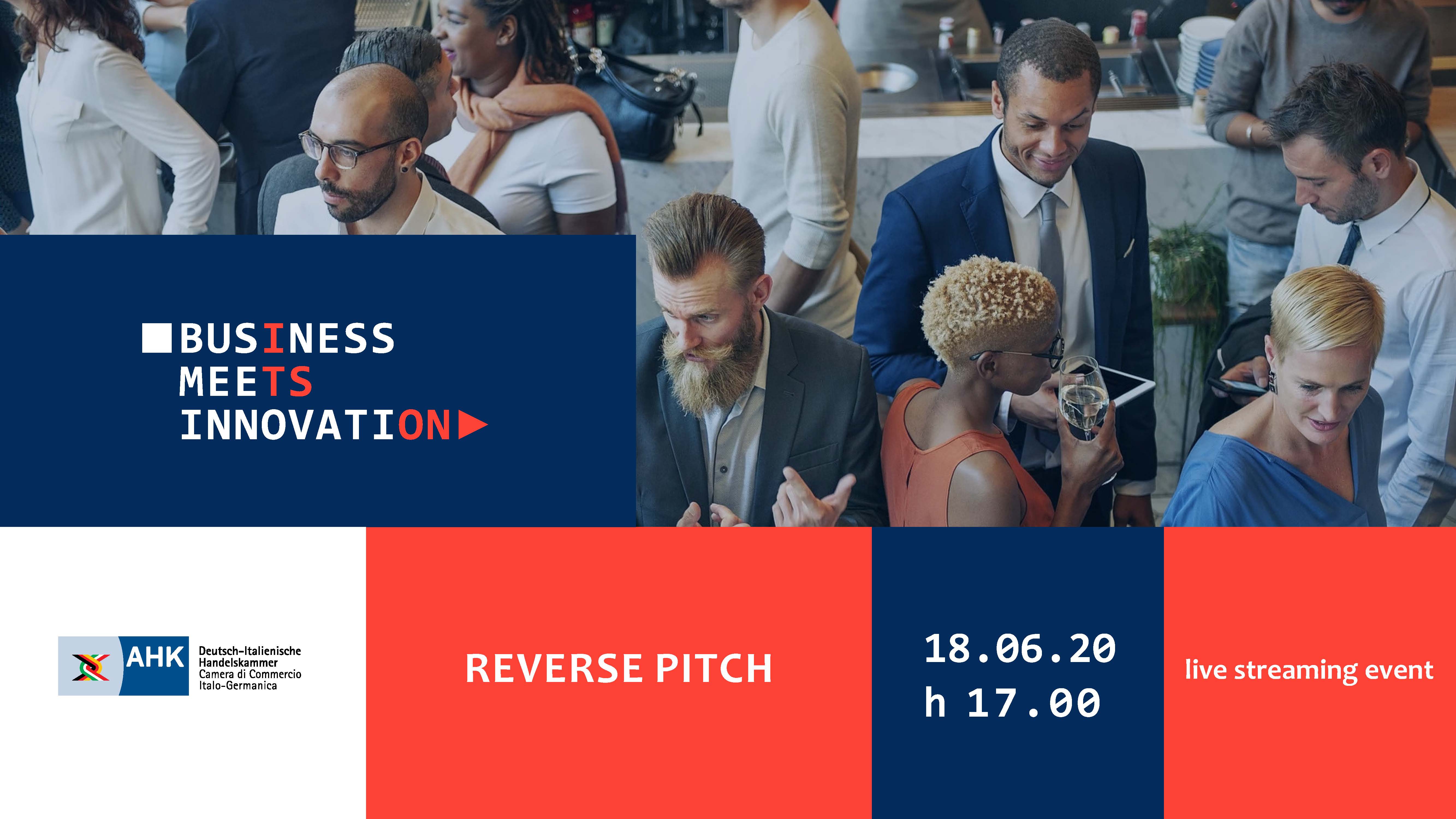 Business meets Innovation - Reverse Pitch 2020 - Eventboost