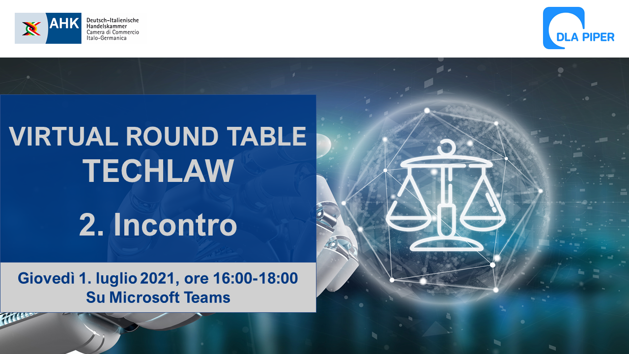 Virtual Round Table TechLaw -2. incontro 2021 - Eventboost