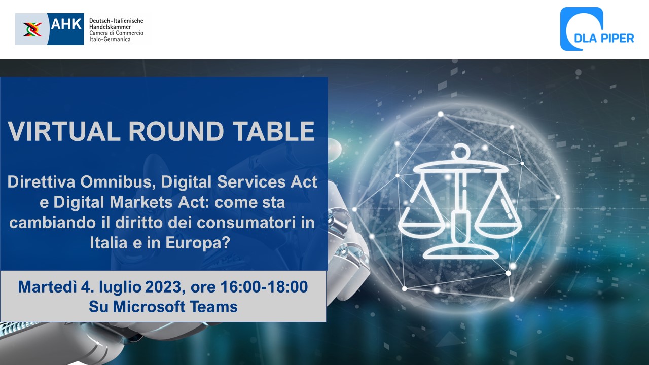 Virtual Round Table TechLaw_Il New Deal for Consumers: come sta ...
