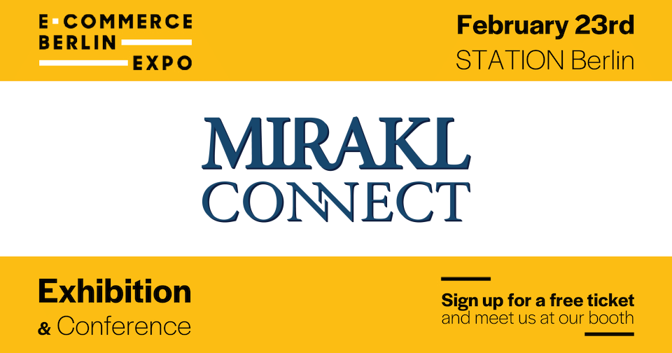 Mirakl SaS invites you to a meeting at the E-commerce Berlin Expo