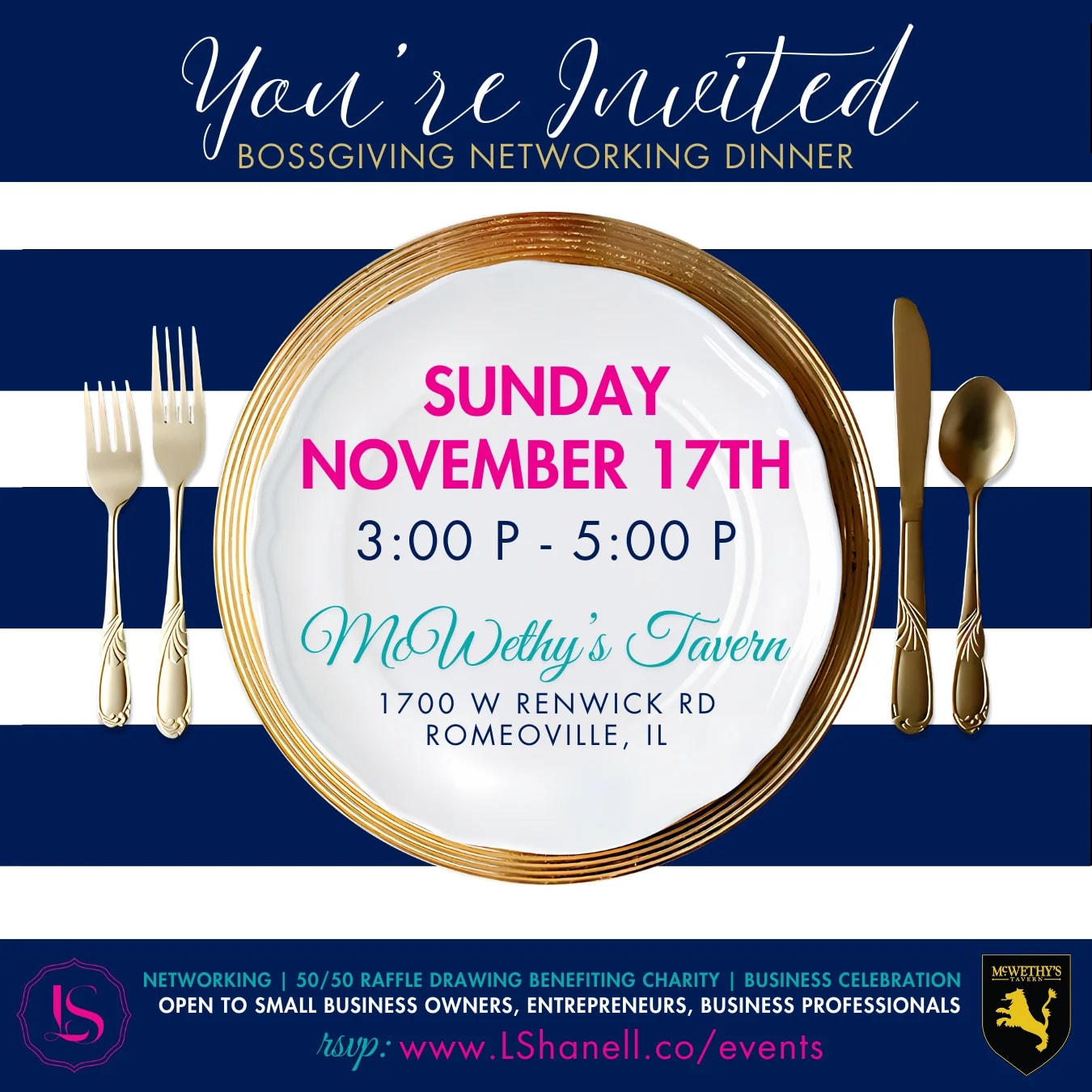 Bossgiving Networking Dinner | Eventnoire