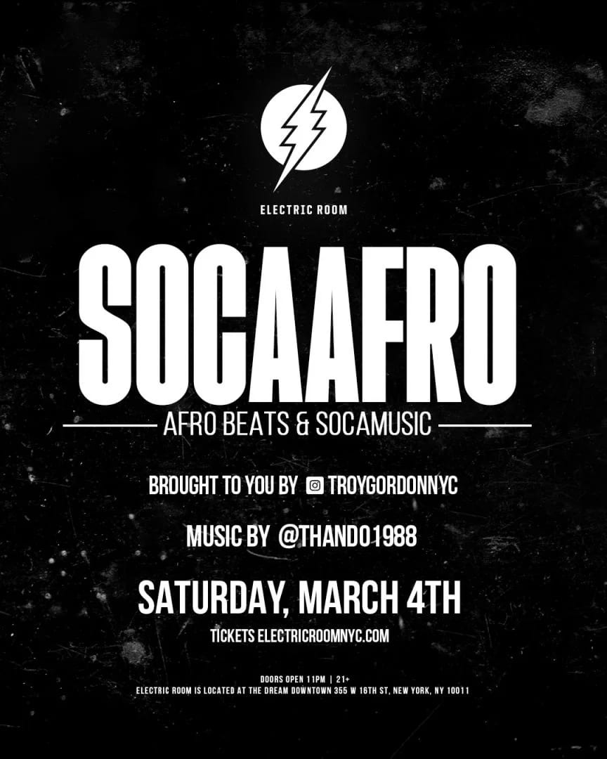 Troy Gordon Presents SocaAfro | Tao Group Hospitality