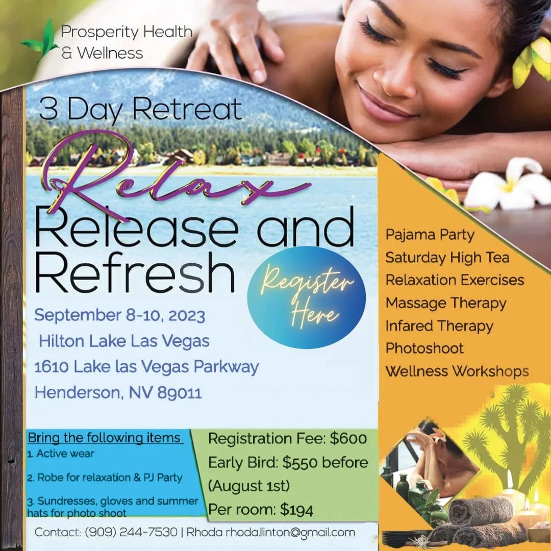 Relax, Release & Refresh - Las Vegas | TicketKloud