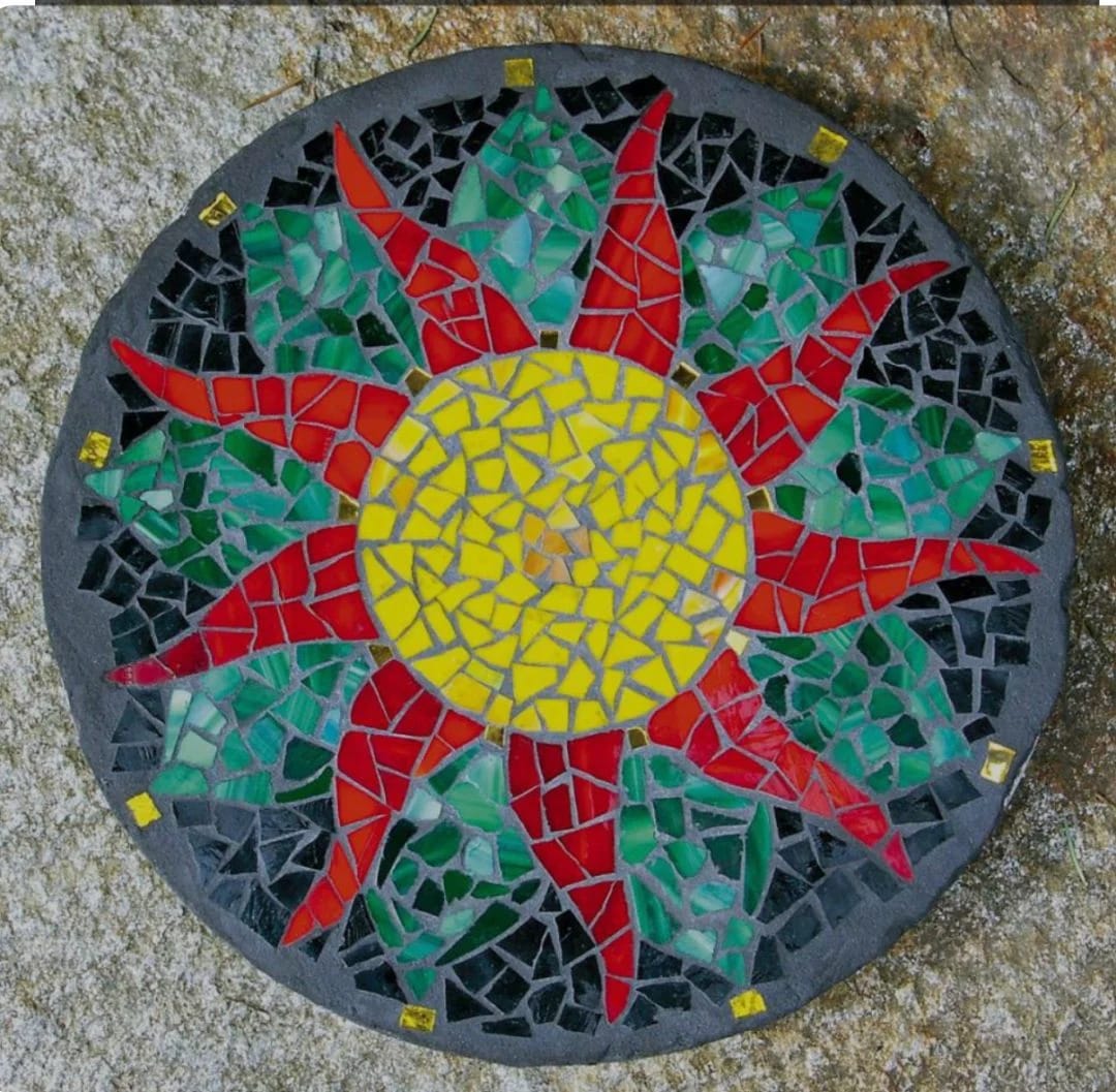Stained Glass Patterns Mosaic Stepping Stones Milestones Mosaic