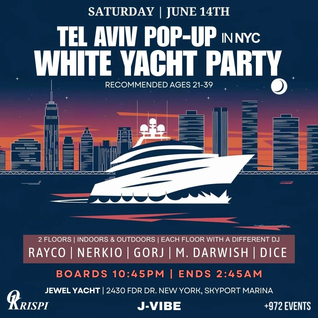 Balagan PopUp White Yacht Party @ Jewel Club Yacht Saturday 6/14 ; Ages 21-39 | Vibe Hospitality ...