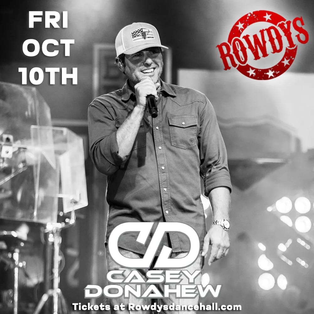 Casey Donahew at Rowdys Webster Tickets Oct 10, 2025, 7:00 PM at Webster, TX | OUTHOUSE