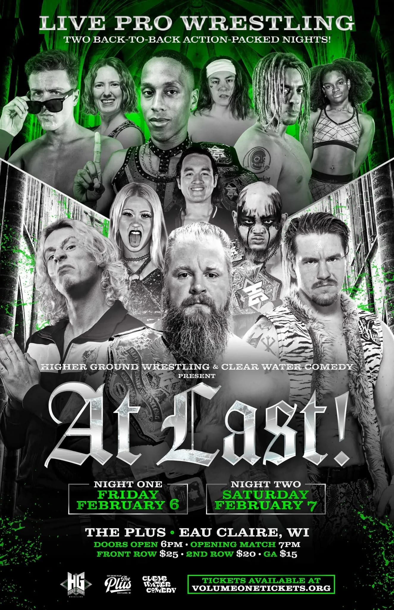 Friday Show! Live Pro Wrestling at The Plus: Higher Ground's At Last ...