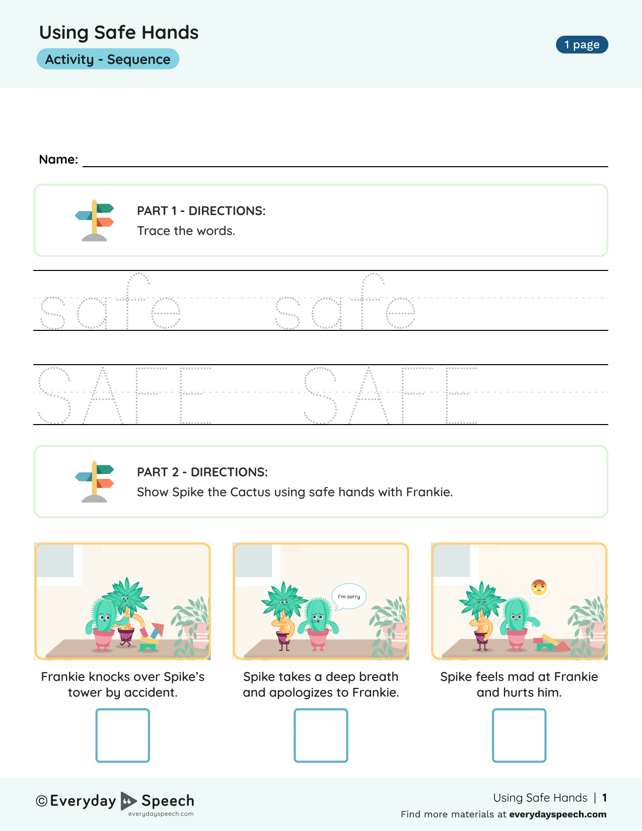 Social Skill: Behaviors - Everyday Speech