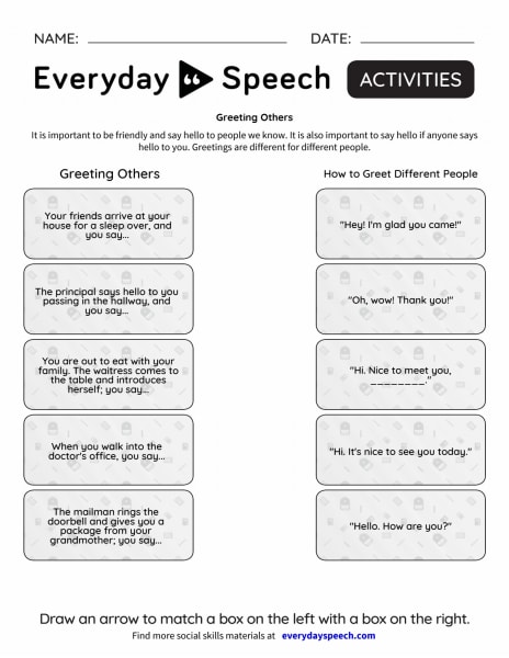 Starting a Conversation - Everyday Speech