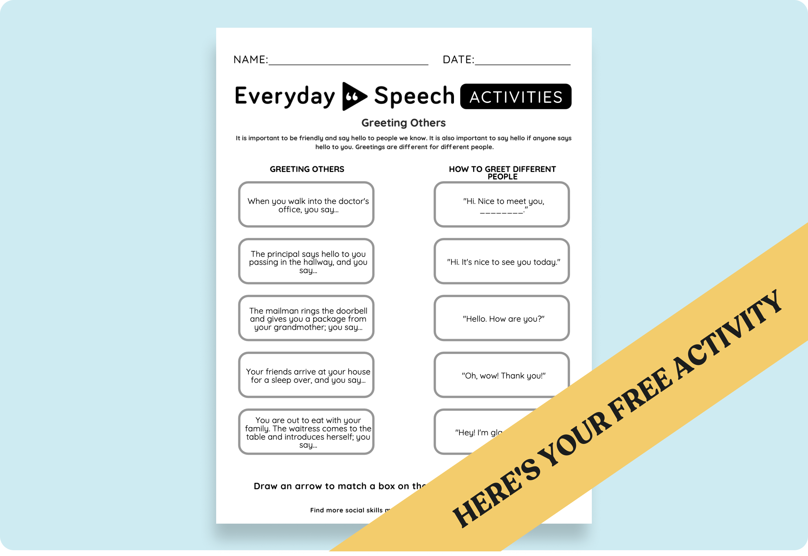 Elementary Conversation Skills Lesson: How to Greet Others | Everyday Speech