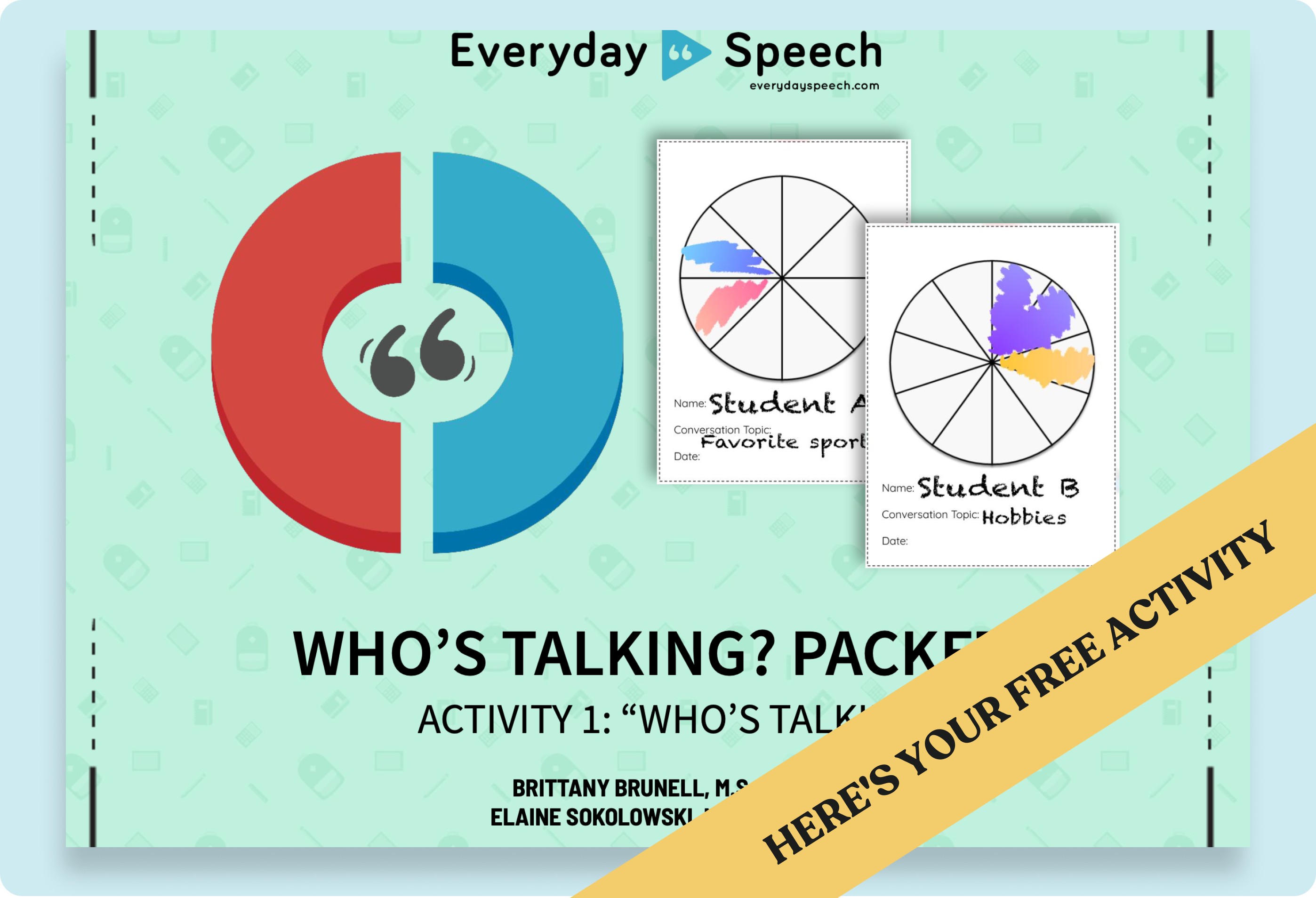 Partner Conversation Activity for High School: Free Conversation Share Packet | Everyday Speech