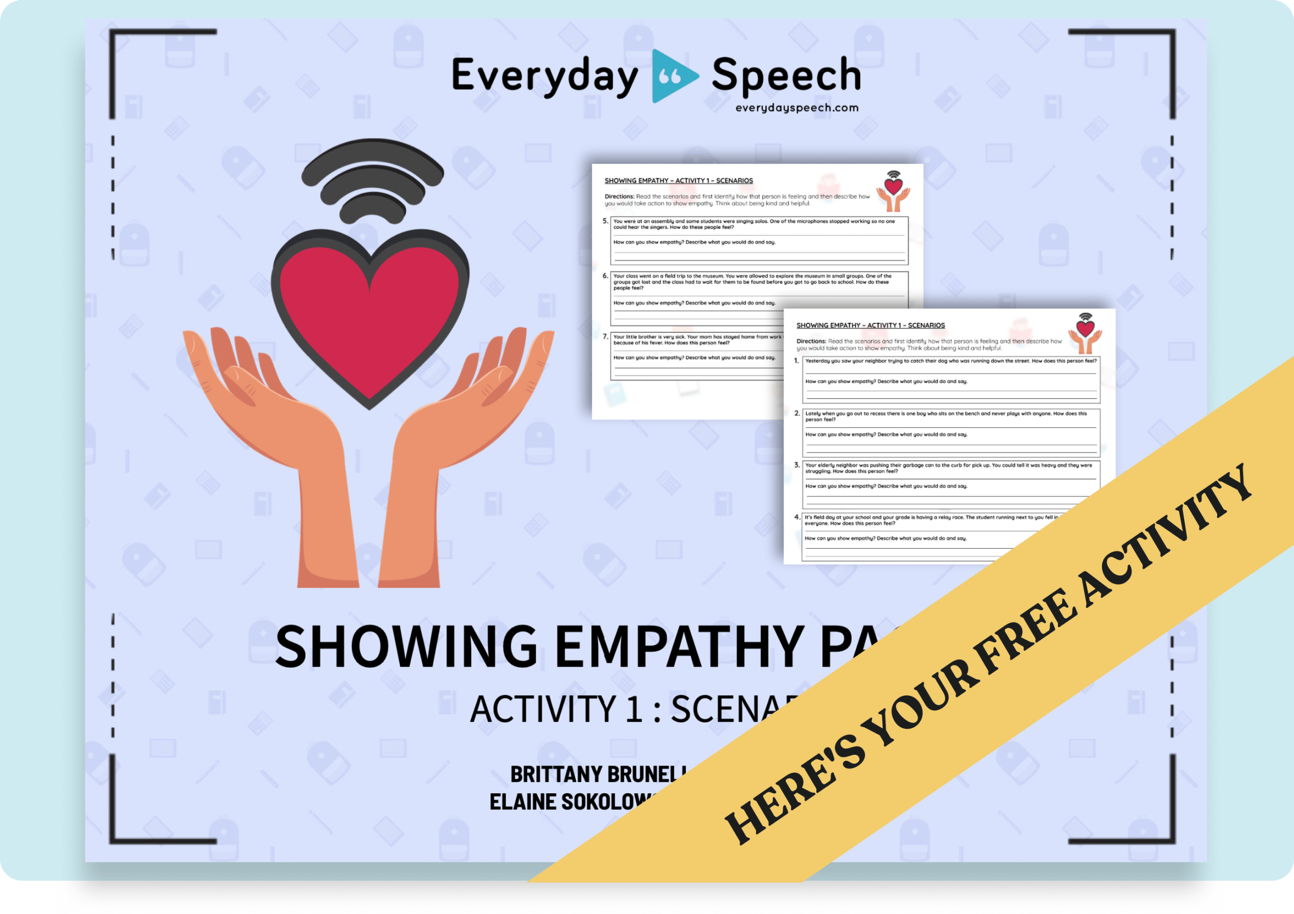Elementary School Perspective Taking Packet: Showing Empathy | Everyday ...