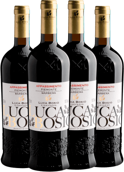 Kit 4 Luca Bosio Vineyards Appassimento por R$79,90 cada garrafa