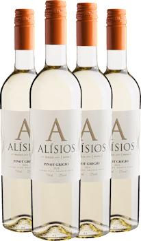 Kit 4 Alísios Pinot Grigio por R$49,90 cada garrafa
